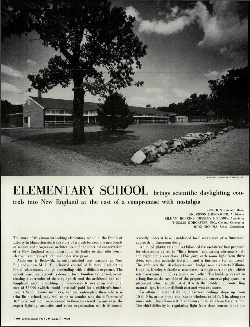 The Lincoln School - Lincoln, MA - SMMA